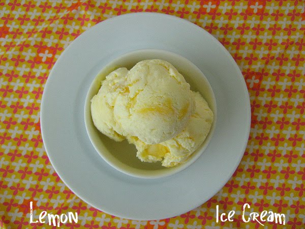 Meet Me in the Kitchen: Lemon Ice Cream with Lemon Curd Swirl and Chewy ...