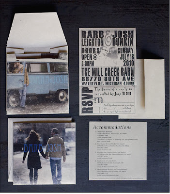 Subtlety of Taste: Bob Dylan Inspired Wedding Invites