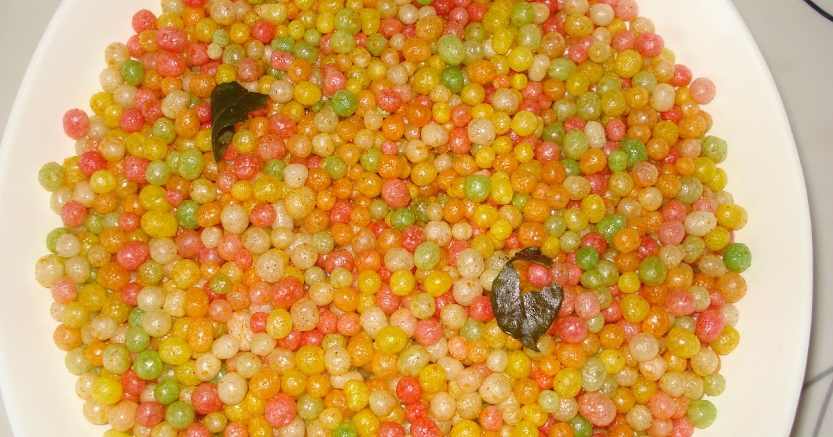 KARAM SAGGUBIYYAM BORUGULU / SPICY SAGO PUFFED RICE - Prathi's Cuisine