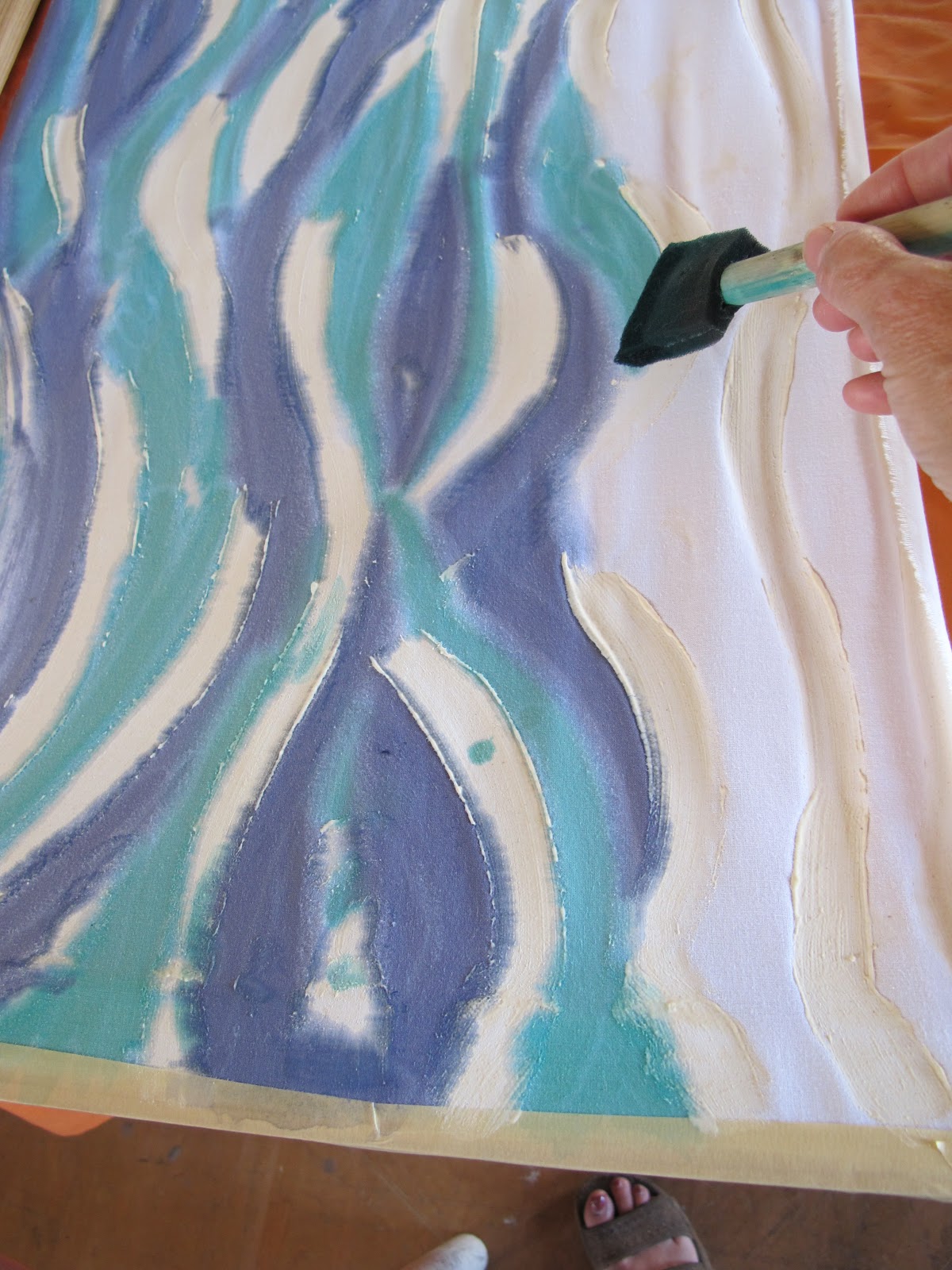 Hairlock Painting™ & Other Stuff by Gale Bellew: Batik Dyeing with ...