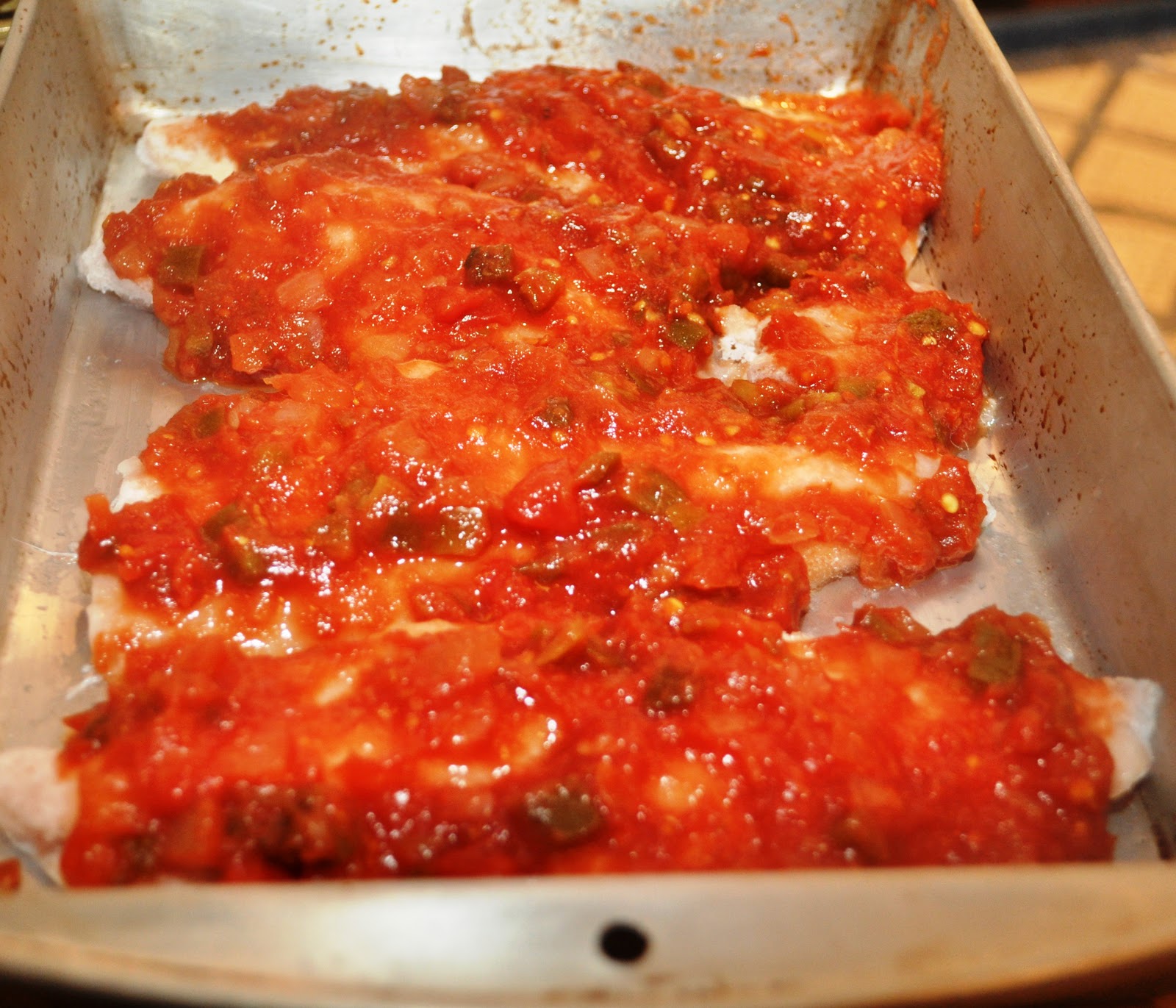 Kate's Kitchen: Salsa Fish with Rice and Beans