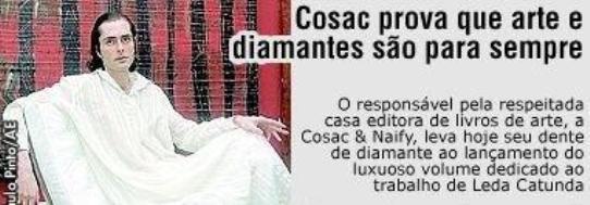 Charles Cosac: o milionário mais cult do Brasil!