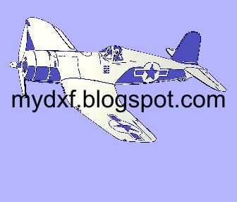 Design 392 - airplane - Free DXF Files
