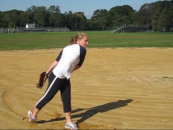 Throwing a Softball: phase 4. Follow Through