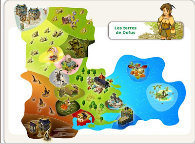 Roucoulette & Chabala: Carte interactive du monde de dofus
