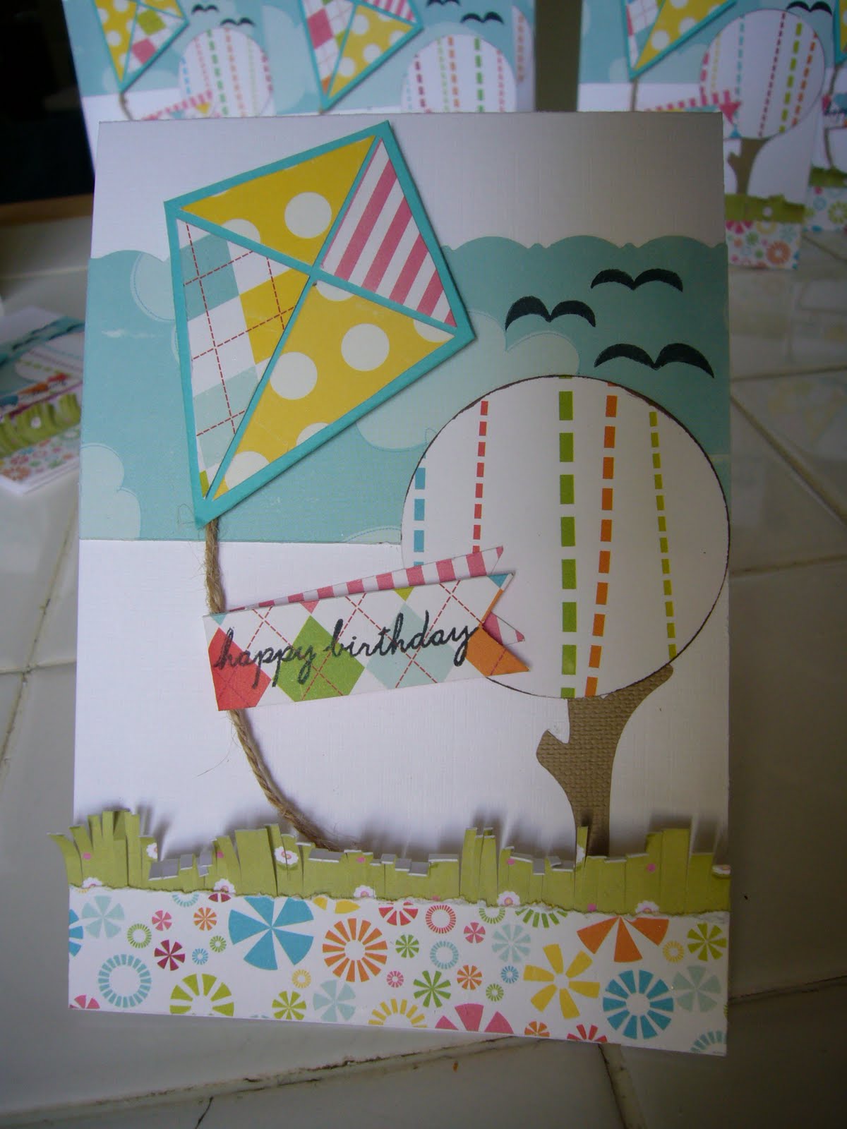 ...and handmade too!: Sweet Summertime Card Tutorial