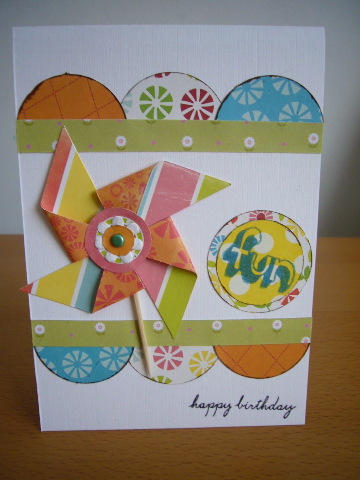 ...and handmade too!: Sweet Summertime Card Tutorial
