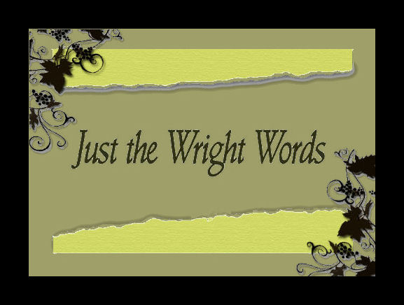 Just the "Wright" words........