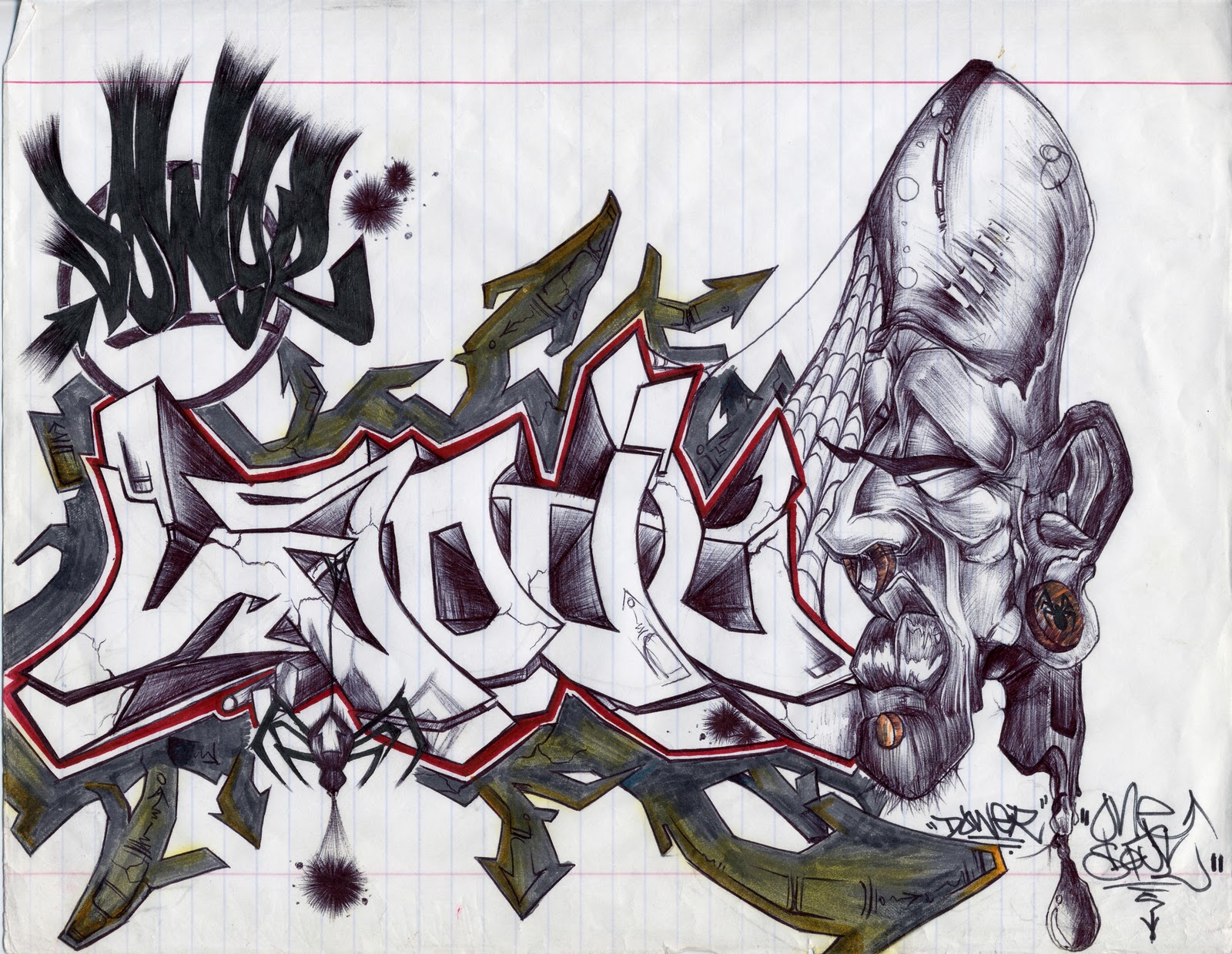 New Graffiti Alphabet Ideas: Black Books Graffiti Alphabet " Letters ...