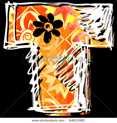 new graffiti: Graffiti T : Simple Alphabet Letters T