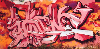 Graffiti Pics: 3D Red Graffiti Alphabet Letters Design