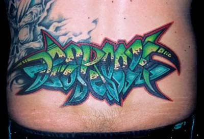 new graffiti: Graffiti Tattoos Style Design Ideas