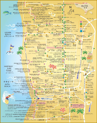 Images and Places, Pictures and Info: bali map legian