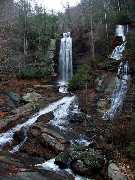South Carolina Waterfalls: Eastatoe Falls South Carolina Waterfalls: Eastatoe Falls
