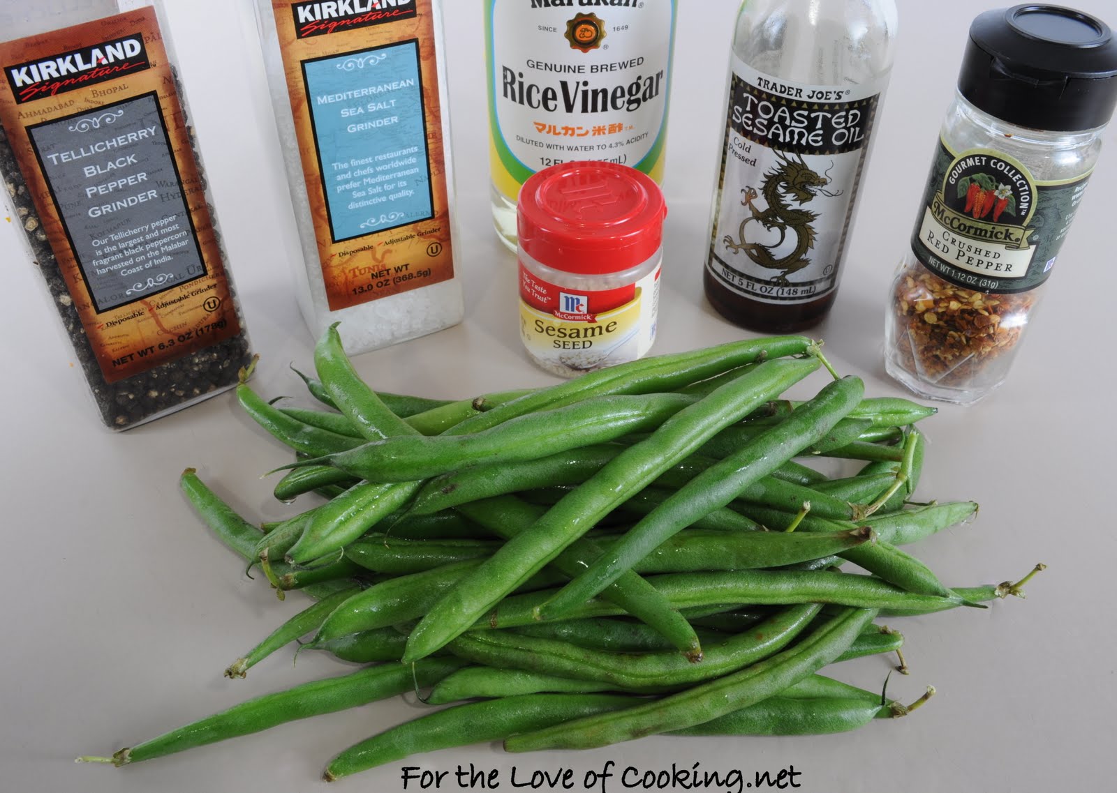 Sesame Green Beans | For the Love of Cooking