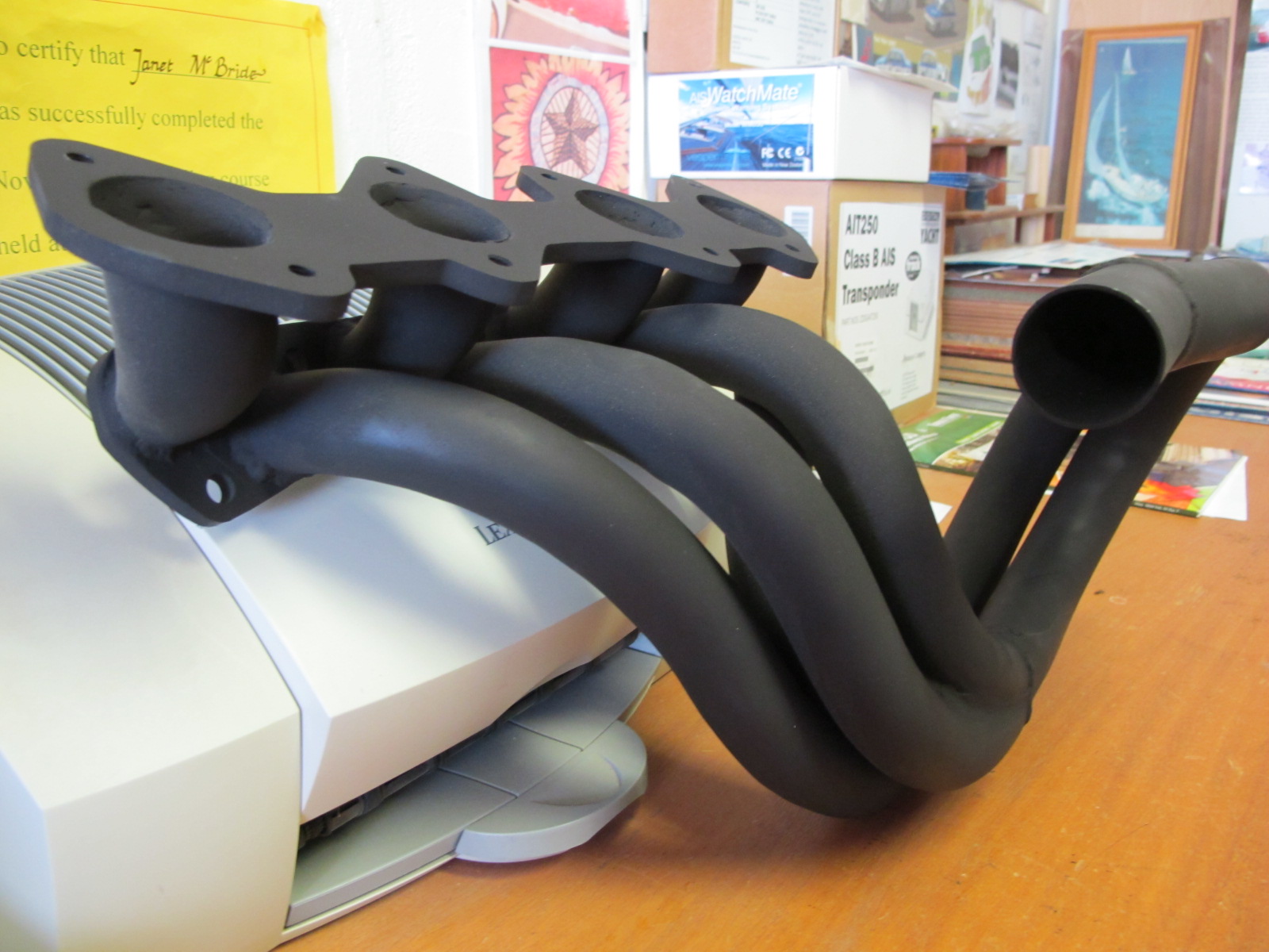 CKD Boats - Roy Mc Bride: Hillman Imp full race inlet and exhaust manifold