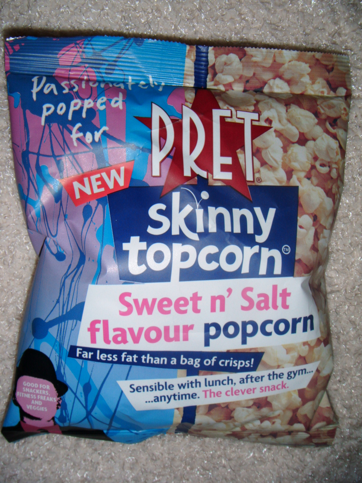 FOODSTUFF FINDS: Skinny Topcorn Sweet N' Salt (Popcorn) (Pret A Manger)