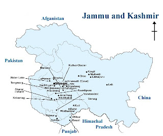 Incredible Kashmir: Kashmir Map