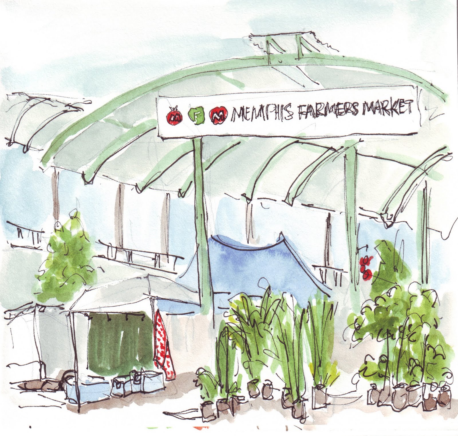 Sketchwork: Sketching at the Farmers Market