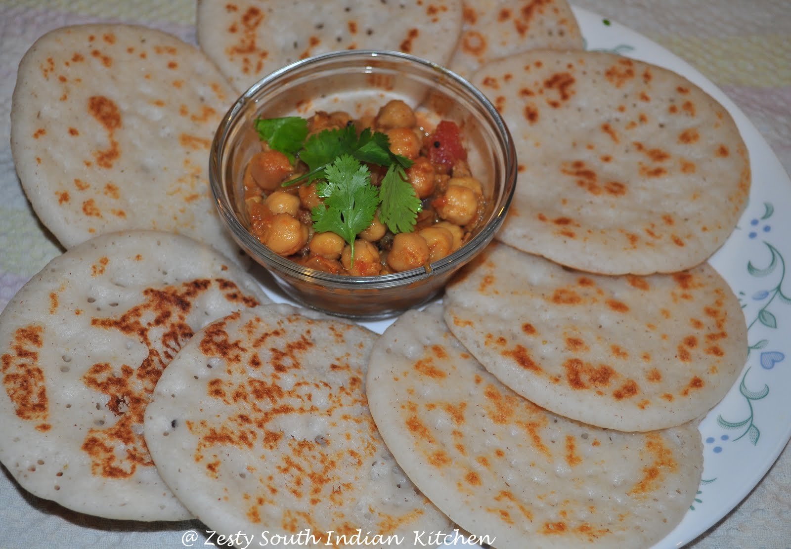 Kallappam/ Laced Rice and Coconut pancake - Zesty South Indian Kitchen