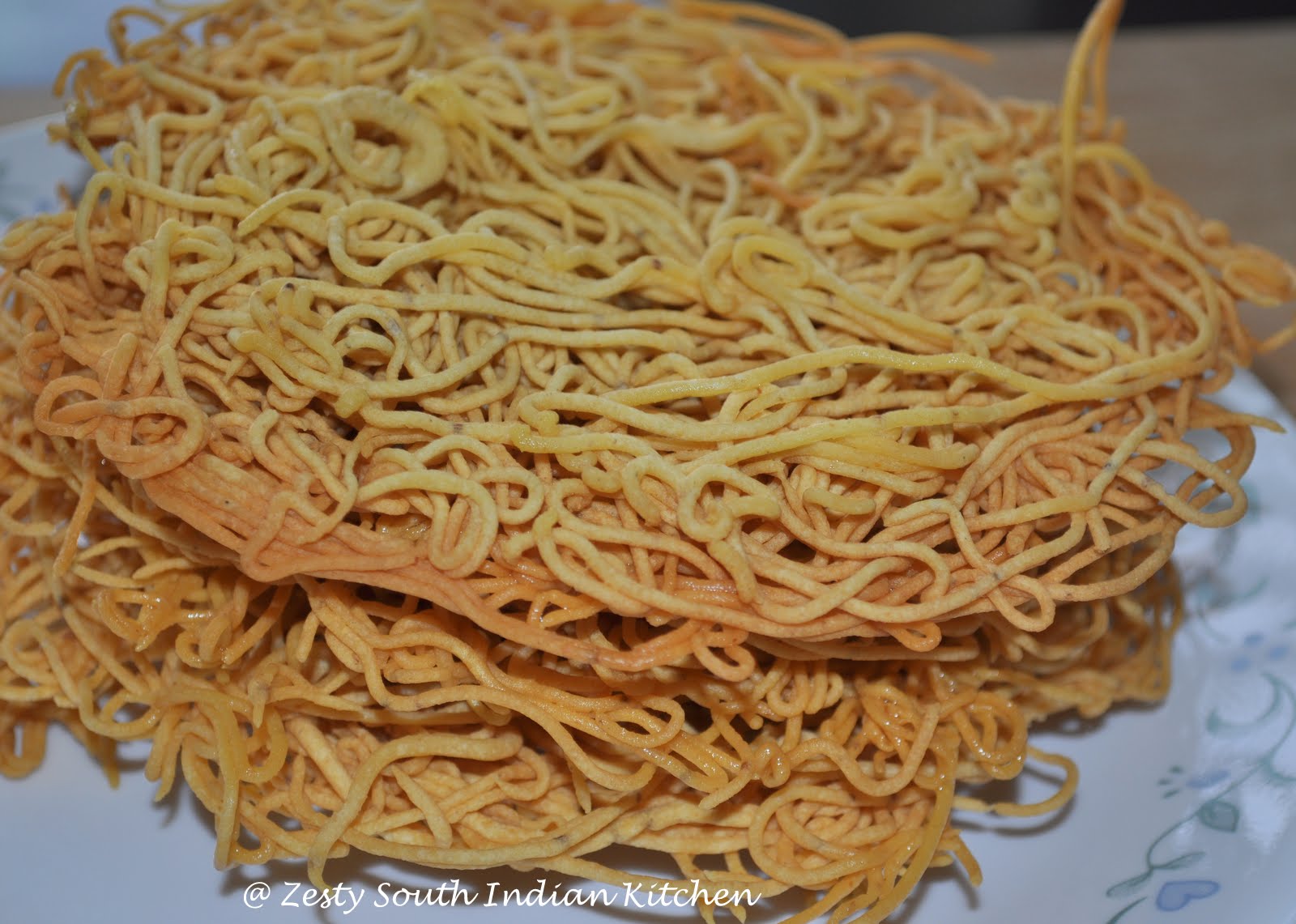 Omapodi/Sev: Savory Diwali Treat - Zesty South Indian Kitchen