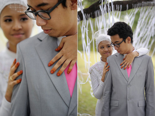 ANIZAM YUSOF: Fad Manaf n Diba Shami Solemnization n reception, outfit ...