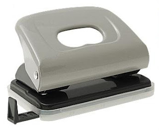 Office Stationary 1: Dual Holes Equipment Metal Paper Punch