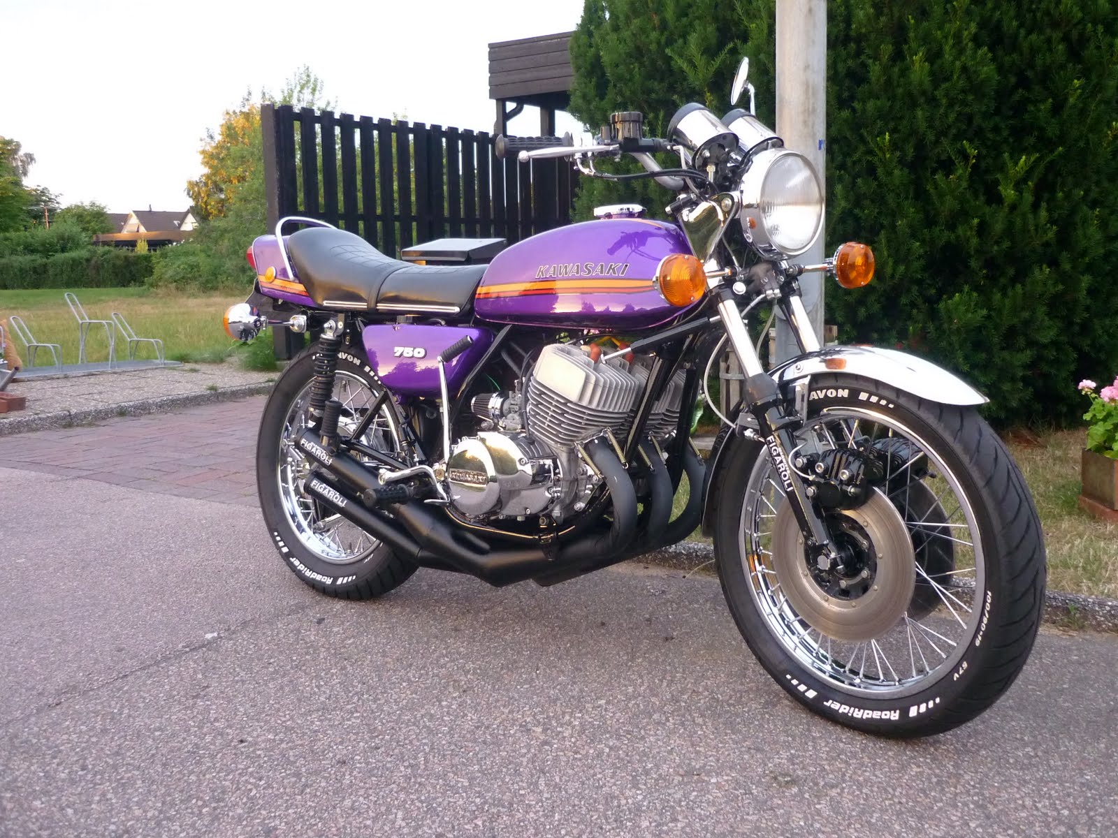 Kawasaki H2 1973 Sweden: MY KAWASAKI H2 750 MACH IV 1973