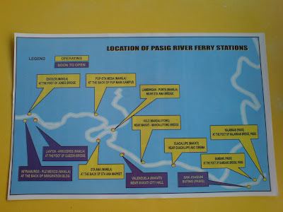 A Cruise for Juan de la Cruz: Pasig River Ferry route