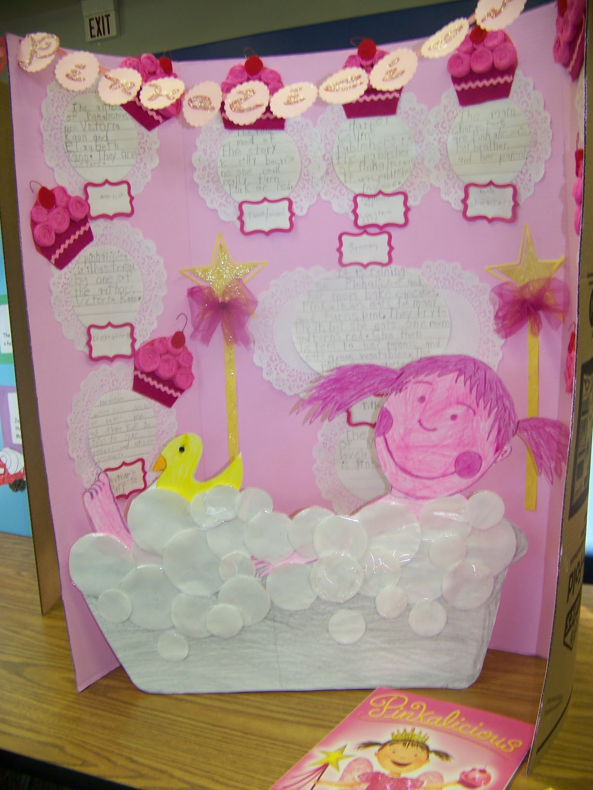 Lee, Me, and the Girls: Reading Fair: Seeing Pink