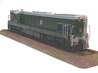 阿Lam: Kitbashing an EMD G16 model in HO scale