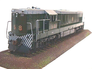 阿Lam: Kitbashing an EMD G16 model in HO scale