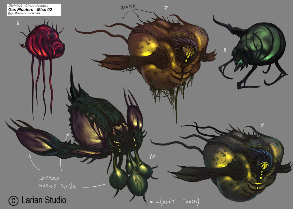 Hugo Puzzuoli: 72 - Explosive Gas Creature Design