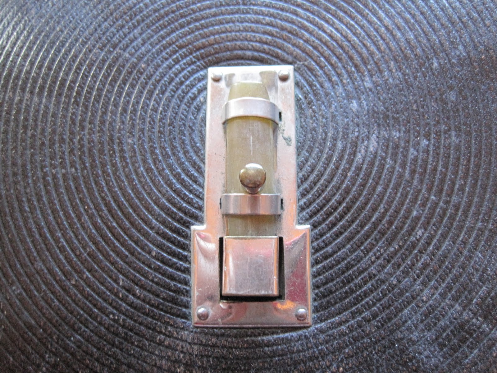 :: Waste Not Do Want: Vintage Thingie Thursday ... Leather and Buttons ...