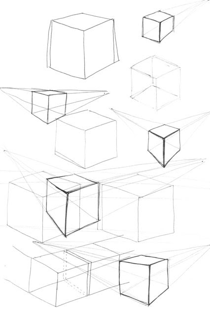 HP Source: Cube Drawings