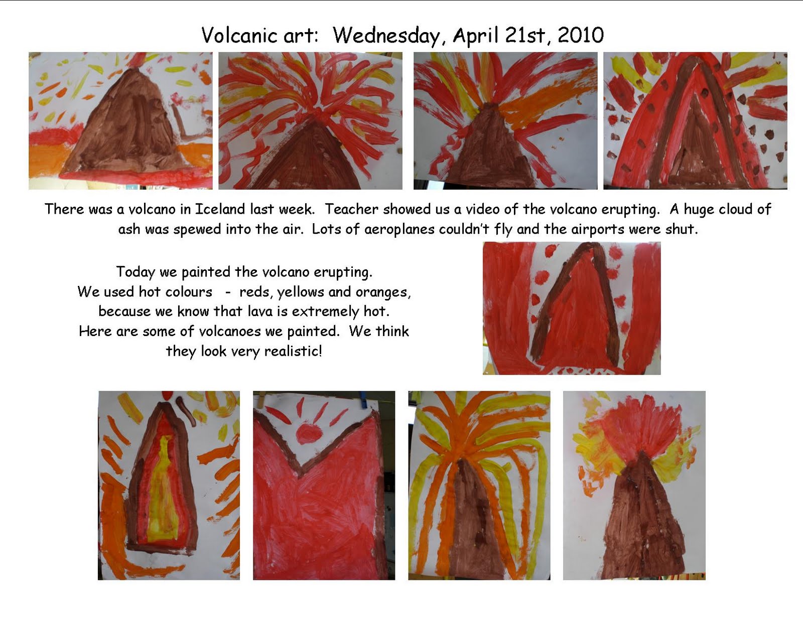 Science Projects: Our Art - mirroring science around us