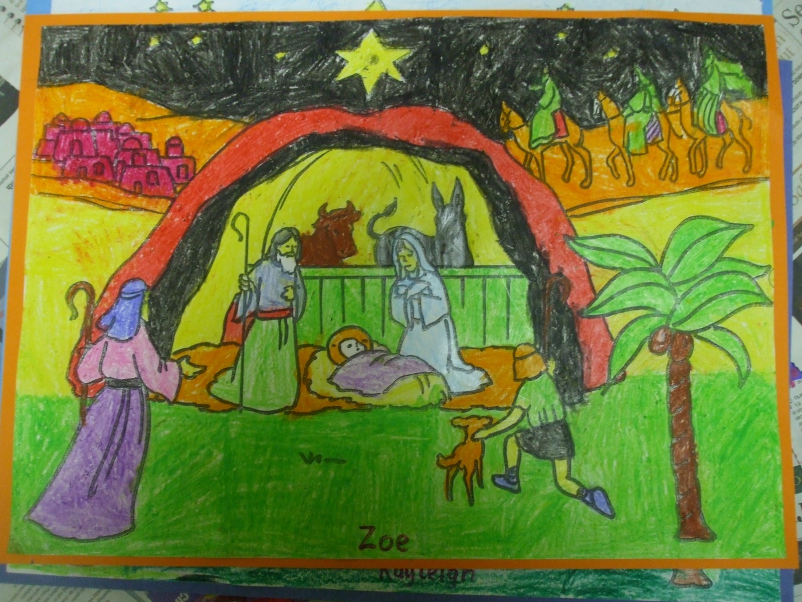 Ms. Flaherty's class - Senior Infants: Christmas Art