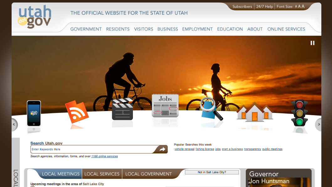 on dot-gov: New Utah Website Graded on Tasks