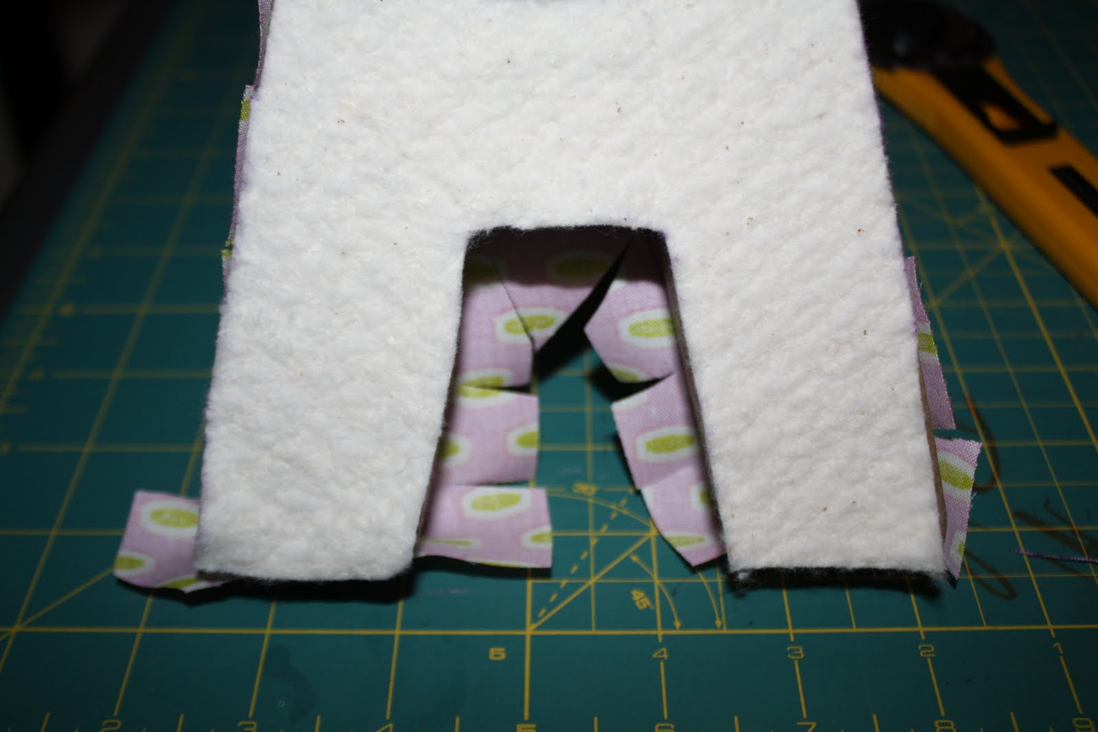 Sara vs. Sarah: The Names Challenge Tutorial : Padded Paper Mache Letters