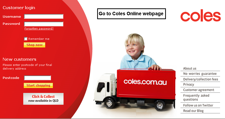 E-Marketing: Shopping Online at Coles