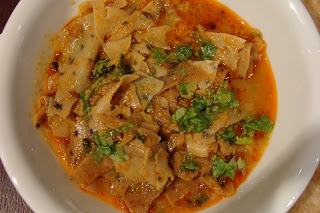 palate corner: papad ki sabzi