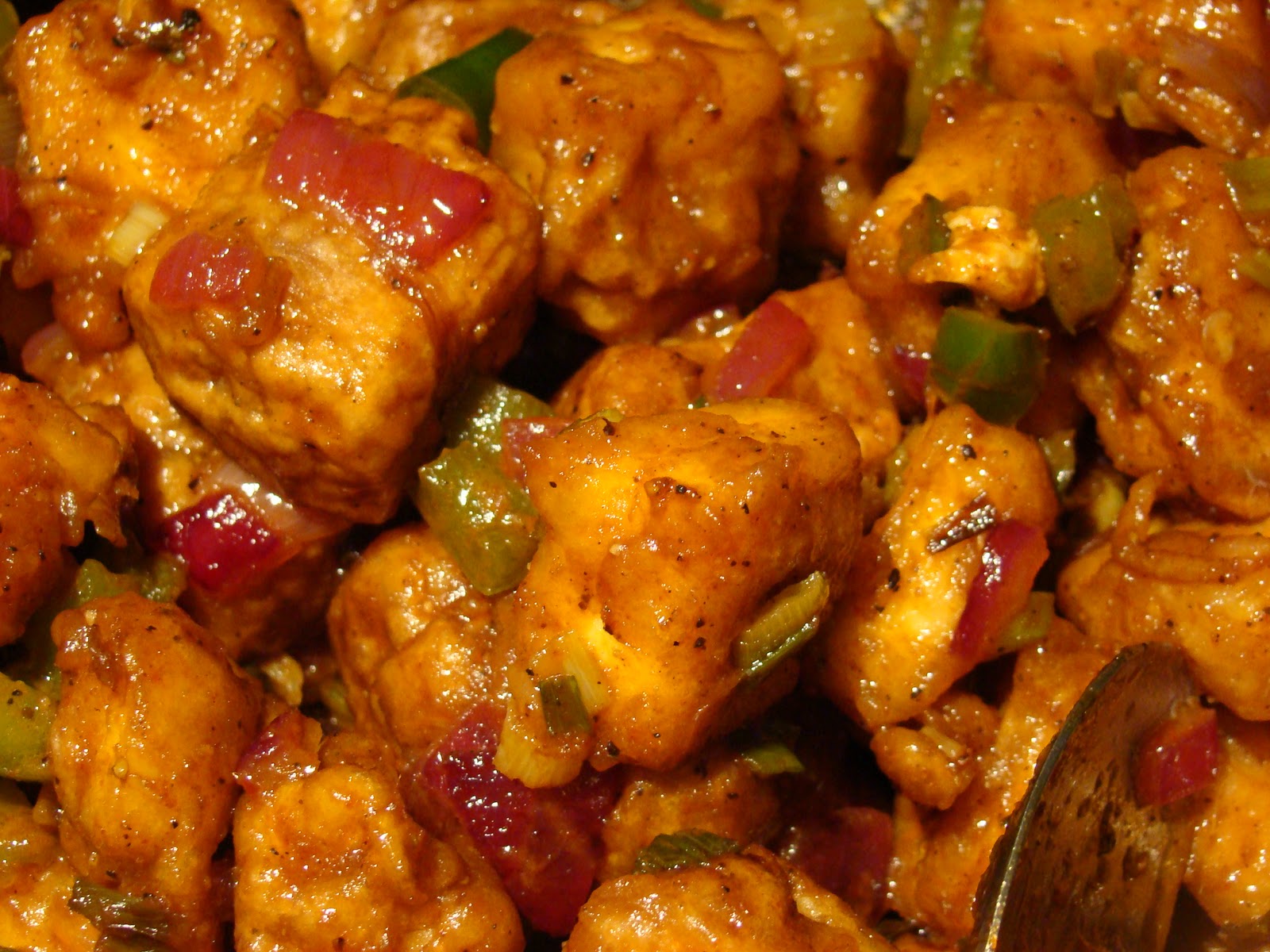 palate corner: chilli paneer