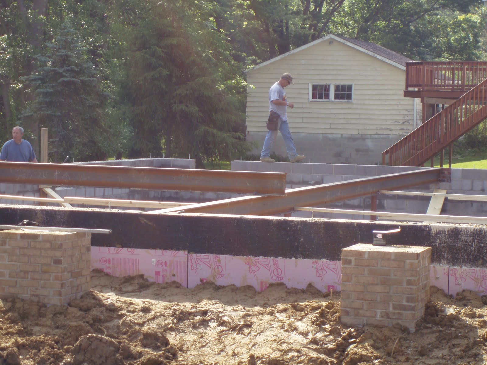The McNerney Estate: Backfilling and basement beams!