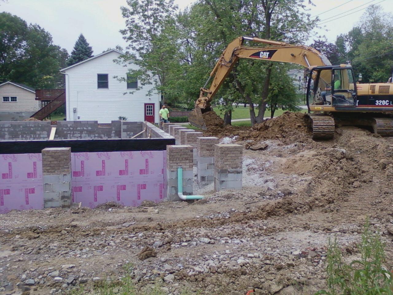 The McNerney Estate: Backfilling and basement beams!