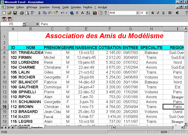 Examen Corrigé Bureautique Excel avec QCM tableur Excel - VBA EXCEL et ...
