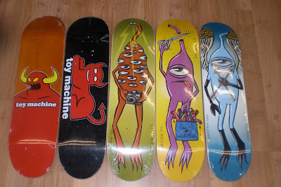 FLAT SPOT SKATE SHOP: NEW TOY MACHINE DECKS
