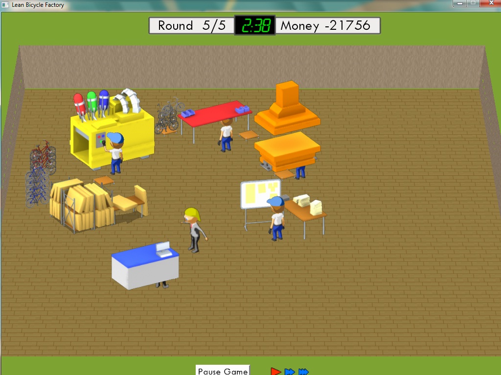 Lean Bicycle Factory Game