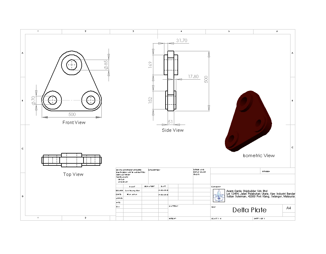 Navigating Forward: Delta Plate Design & Analysis