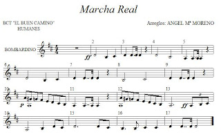 BCTdescargas: Marcha Real ( Partitura )