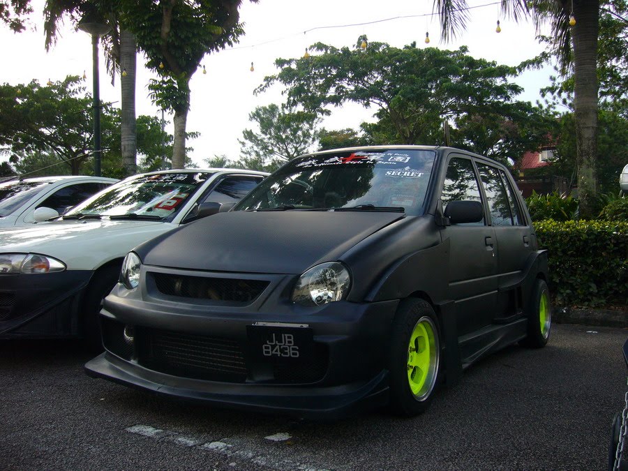 Matte Black Kancil Wide Body | Best Cars
